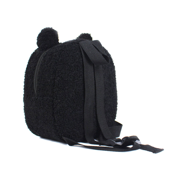 Home Personalized Black Teddy Bear Small Backpack
